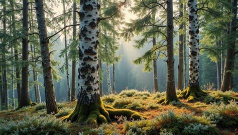 Free Mystical Forest Light Image Forest Woodland Birch Download