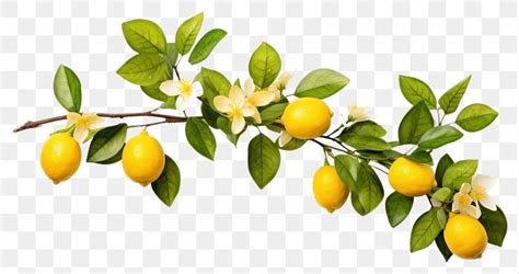 Png Plant Fruit Lemon Leaf Free Png Rawpixel