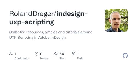 Github Rolanddregerindesign Uxp Scripting Collected Resources Articles And Tutorials Around