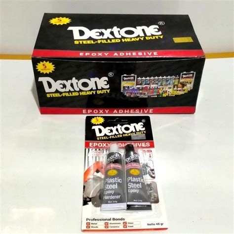 Jual Lem Dextone 5 Menit Epoxy Adhesive 48gr Shopee Indonesia