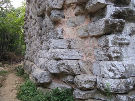 Exposed Mortared Rubble Core From Lower Tier Of Kurşunlugerme Bridge