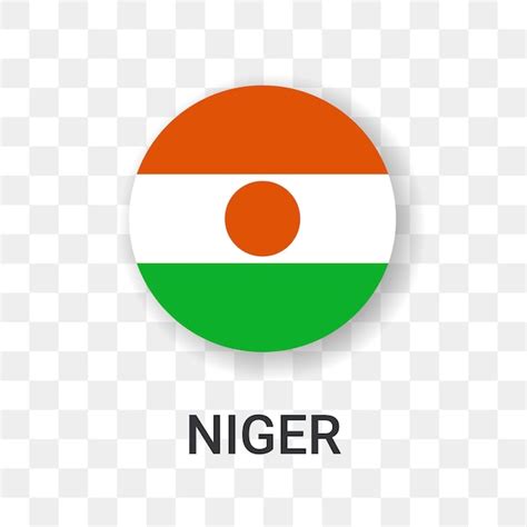 Premium Vector Round Flag Of Niger Vector Icon Illustration Isolated