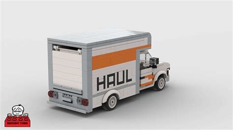 [moc] 75 U Haul 15 Rental Truck Lego Town Eurobricks Forums