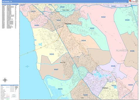 Map Of Hayward California