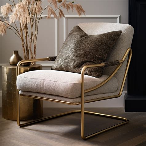 Gold Boucle Chair