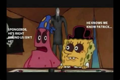 Slender Man Spongebob