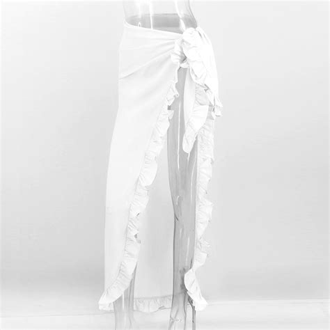 Fusta De Plaja Alba Intisimo