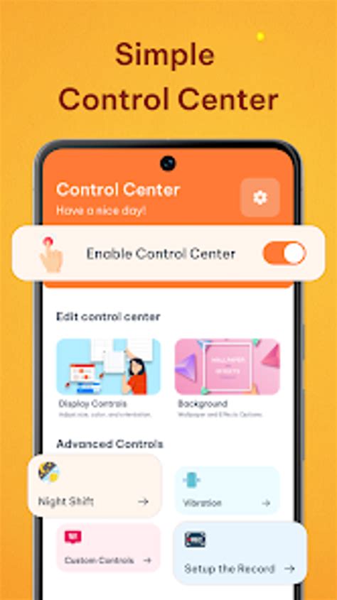 Android 용 Simple Control Center App 다운로드
