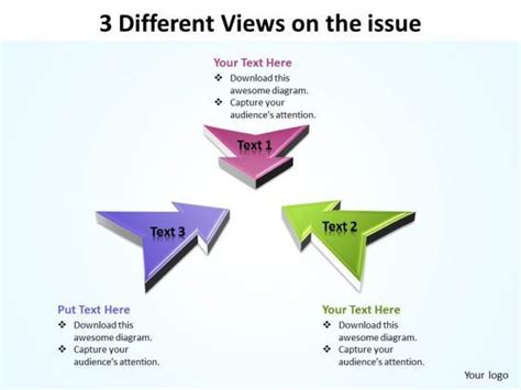 Business Framework Model Arrows 2 Strategy Diagram