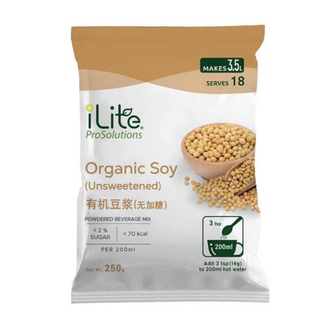 Organic Soy Milk Unsweetened 4l 有机豆浆 无糖 Ilite