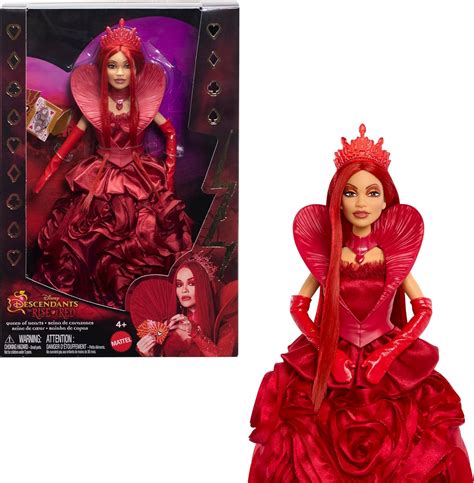 Amazon Com Mattel Disney Descendants The Rise Of Red Queen Of Hearts Fashion Doll With Movie