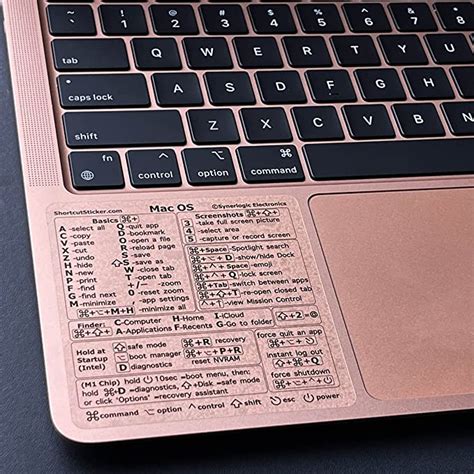 Mac Os Shortcuts Sticker Mac Keyboard Stickers For Mac Os No