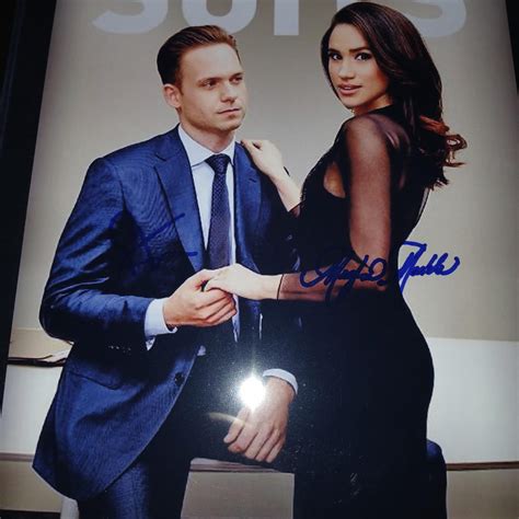 Megan Markel Patrick Adams Autographed 8x10 With Coa Etsy