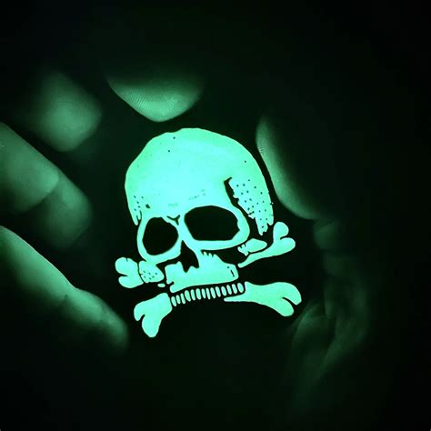 Custom Glow In The Dark Pvc Patches 3d Tactical Night Glow