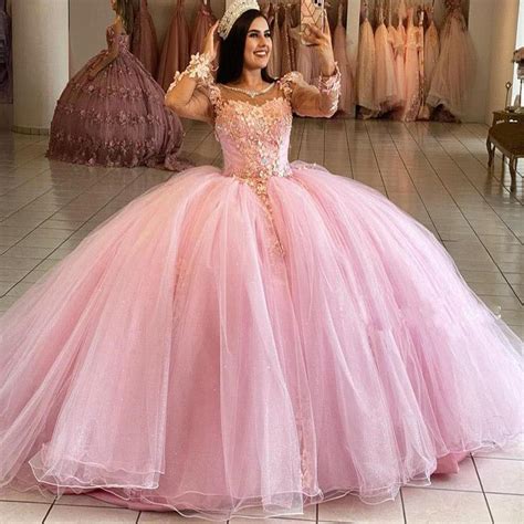 Pink Dresses For Quinceaneras