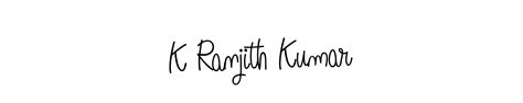 70 K Ranjith Kumar Name Signature Style Ideas Excellent Electronic Sign