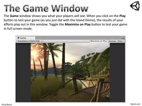 Unity 3d Basics Pptx Operating Systems Computer Software And