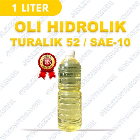 Jual 1 Liter Eceran Oli Hidrolik Oli Shockbreaker Hydraulic Iso Vg68 Pompa Turalik 52 1l