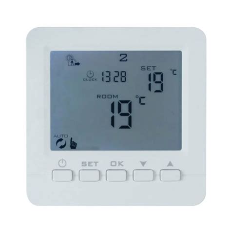 Basic Programmable Thermostat Ip20 16a In White Bn Thermic