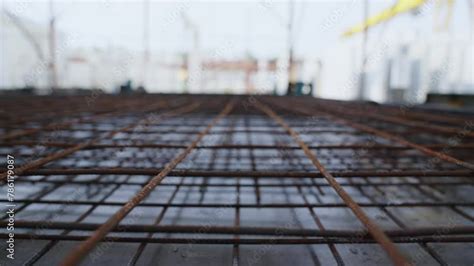 Rebar Texture Rusty Rebar For Concrete Pouring Steel Reinforcement Bars Construction Rebar