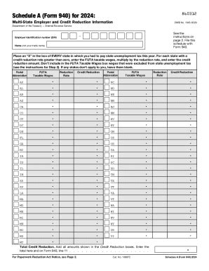 Irs 940 Schedule A 2024 2026 Fill And Sign Printable Template Online