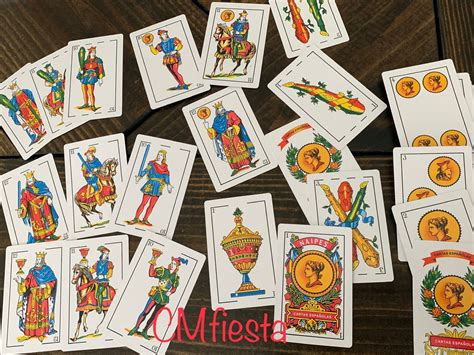 1 Deck Spanish Playing Cards Baraja Española 50 Cards Naipes Etsy