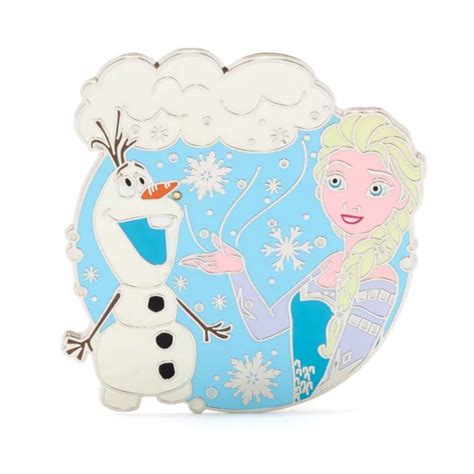 Disney Store Elsa And Olaf Pin Frozen Disney Store
