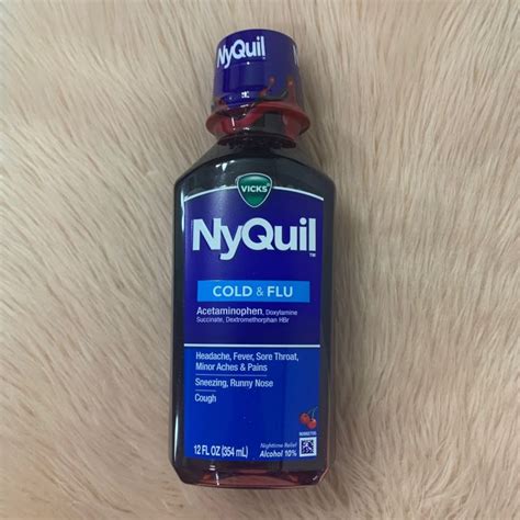 Vicks Nyquil Cold And Flu Nighttime Relief Cherry Flavor Liquid 8 Fl Oz Expiry 10 2024 Lazada Ph