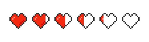 Pixel Heart Svgs For Free Download