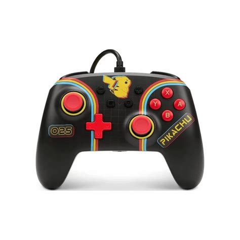 Powera Enhanced Wired Controller For Switch Pikachu Arcade — Techachi