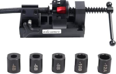 Multi Function Billet Aluminum Hose Installation Tool Fit 4 To 12an