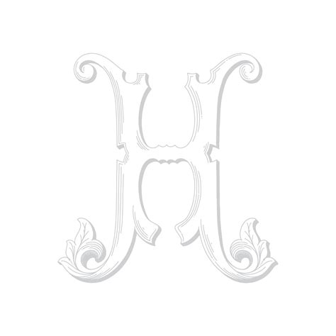 Single Letter Monogram H Custom Wedding Monogram Monogram Svg