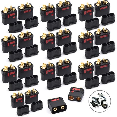 10 Pairs Qs8 S Anti Spark Connector Set Male And Female For Rc Lipo