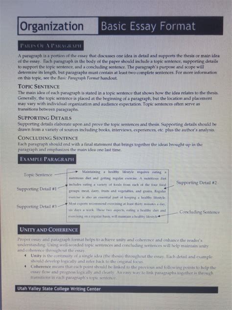 Basic Essay Format Pdf