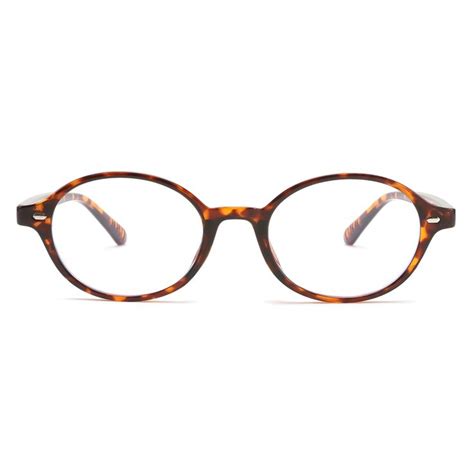 Feisedy Vintage Oval Blue Light Glasses For Women Men Stylish