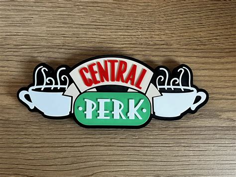 Friends Central Perk Logo Free 3d Print Model Makerworld