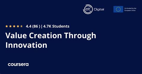 Value Creation Through Innovation Specialization Coursya