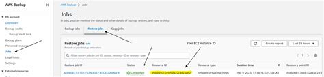 Recovering A VMware Cloud On AWS VM Backup To EC2 Using AWS Backup