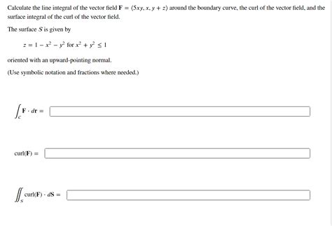 Solved Calculate The Line Integral Of The Vector Field Chegg