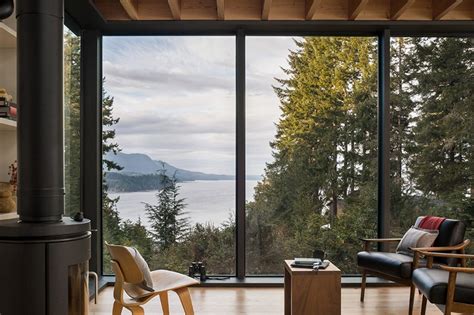 Little House By Mw Works Sits On Bluff Overlooking Washingtons Puget Sound