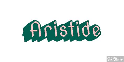Aristide Nombre Diseños De Logotipos  Animados