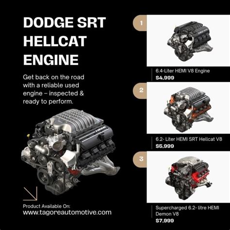 Used Hellcat Engine For Sale Low Miles And Fast Delivery