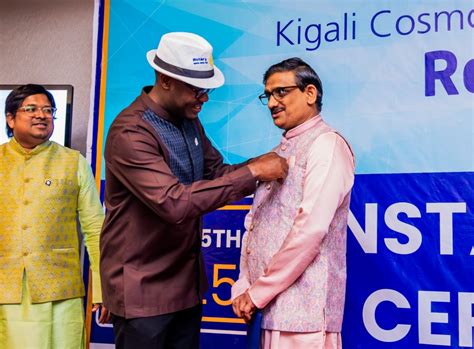 Srinivas Cheruvu Installed As President Of The Rotary Club Of Kigali Cosmopolitan The New Times
