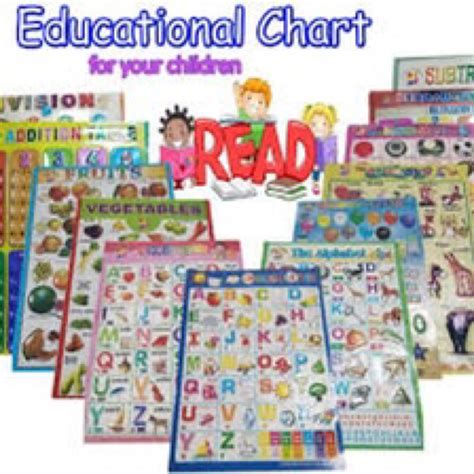 5pcs Educational Chart Embrossed Educational Chart Assorted Chart Educational Chart 3d Plastic