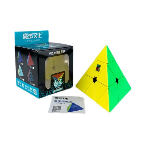 Jual Rubik Pyraminx Stickerless Merk Moyu Rubik Piramida Rubik Segitiga Mainan Games Rubik