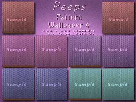 Second Life Marketplace Peeps Textures Pattern Wallpaper 4