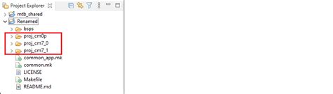 Configure Applications Modustoolbox™ Documentation