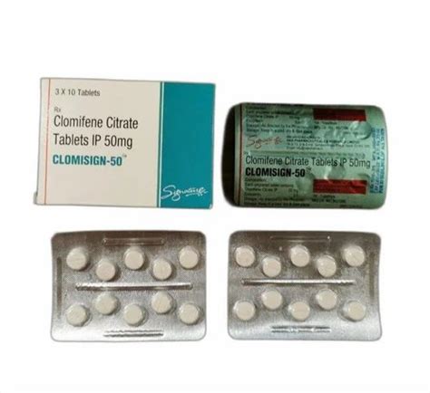 Clomifene Citrate Tablet 50 Mg Packaging Size 10 Pills In 1 Strip At ₹ 86 Stripe In Nagpur