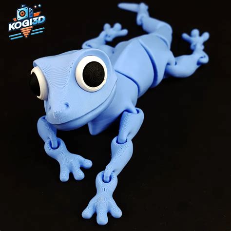 Articulated Flexi Lizard Model Free 3d Print Model Makerworld