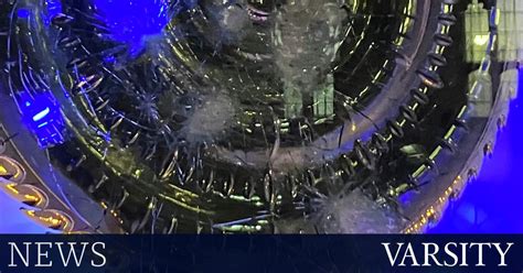 Vandal Attacks Corpus Clock With Hammer Varsity